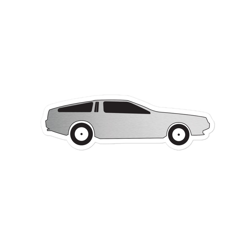Stainless Steel DeLorean Sticker – DeLorean Merch